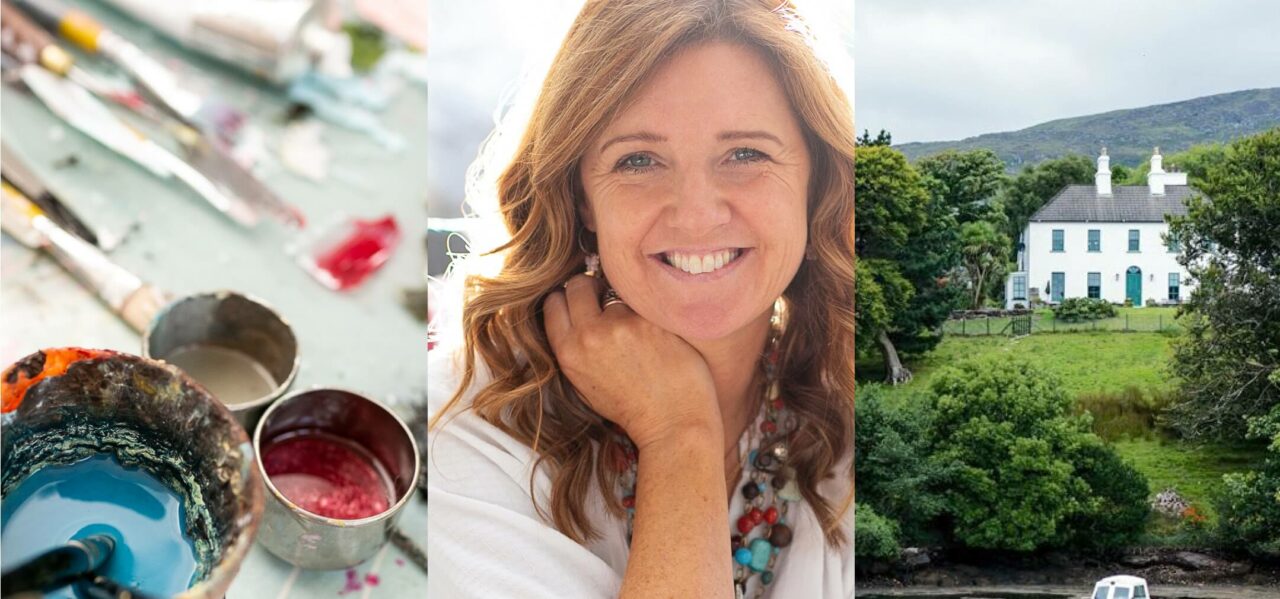 Kerry Artists Retreat old, with buttons | Róísín O'Farrell